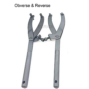 EUICAE Adjustable Wrench Clutch, Stainless Steel, 11.8in Length, Suitable for Different Distances and Sizes