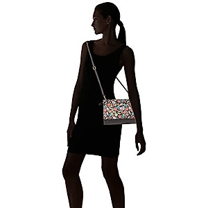 Bueno of California Printed Pebble Crossbody, Botanical