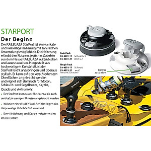 Railblaza 03400121 StarPort Mount (Pack of 2) - White