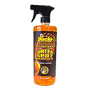 DUCKY PRODUCTS Original Water Spot Remover: Spray for Boat, Car, Motorcycle & RV Exterior Detailing, 32 oz