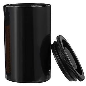 JOVITEC 30 Pieces Plastic Film Canister Holder, 35 mm Empty Camera Reel Containers, Storage Containers Case with Lids for Storing Small Accessories, Film, Keys, Coins, Art Beads (Black)