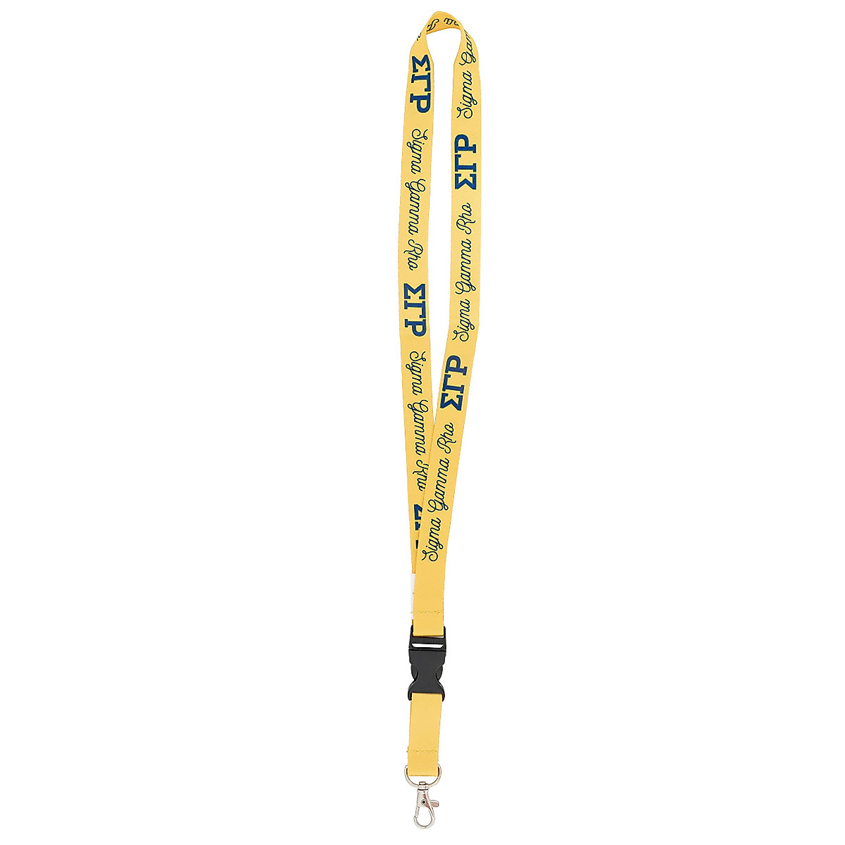 Desert Cactus Sigma Gamma Rho Sorority Lanyard Car Keys ID Badge Holder Keychains Detachable Breakaway Snap Buckle (Lanyard - Yellow)