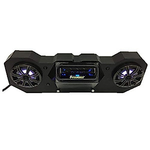 SD 4BBT2RGB -Polaris RZR Stereo System BT UTV Side by Side (2-6.5" Marine Speakers)