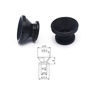 Metallor Guitar Strap Buttons Metal Guitar Strap Locks End Pins with Mounting Screws for Folk Acoustic Electric Guitar or Bass Ukulele Set of 2Pcs Bell Style. (Black)