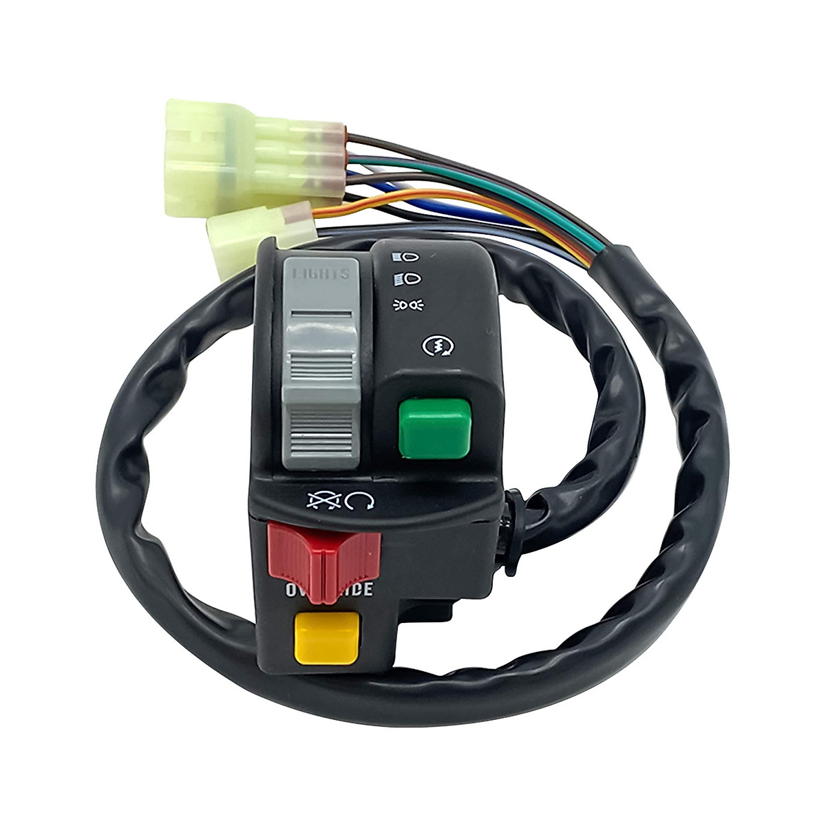 M MATI Left Handlebar Control Start Stop Headlight Switch for Arctic Cat 350 CR 366 400 425 450 XC450 Alterra 500 3313-428