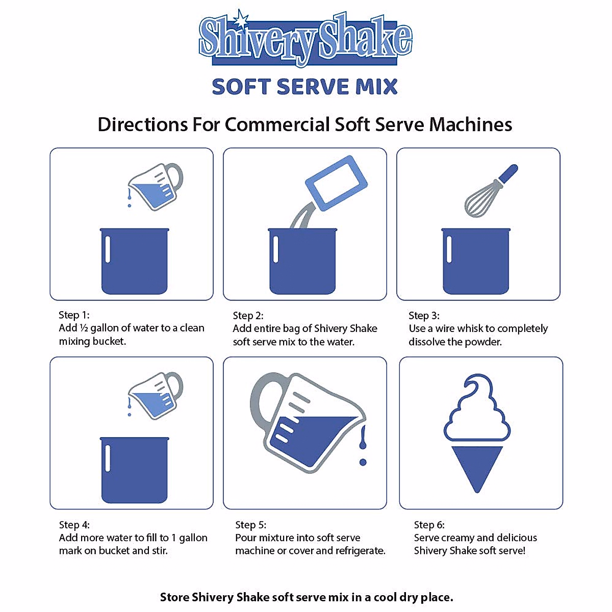 Shivery Shake Espresso Soft Serve Ice Cream Mix