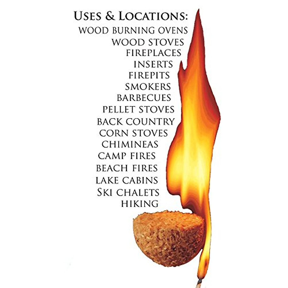 Lightning Nuggets n12eb-2 Fire Starter Box, 2" x 2" x 1.25", Tan