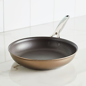 Anolon Ascend Hard Anodized Nonstick Frying Pan/Skillet - Good for All Stovetops (Gas, Glass Top, Electric & Induction), Dishwasher & Oven Safe with Stainless Steel Handle,10 Inch - Bronze