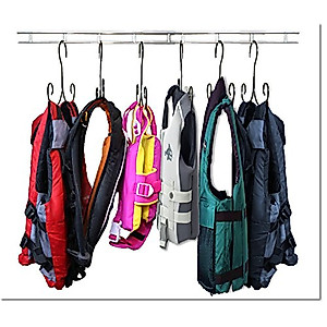 New! Life Jacket Hanger, Storage- Life Preserver, Life Vest Hanger & Storage, Life Jacket Dryer, Drying Rack, Drying Hangers; Boating Hanger & Storage