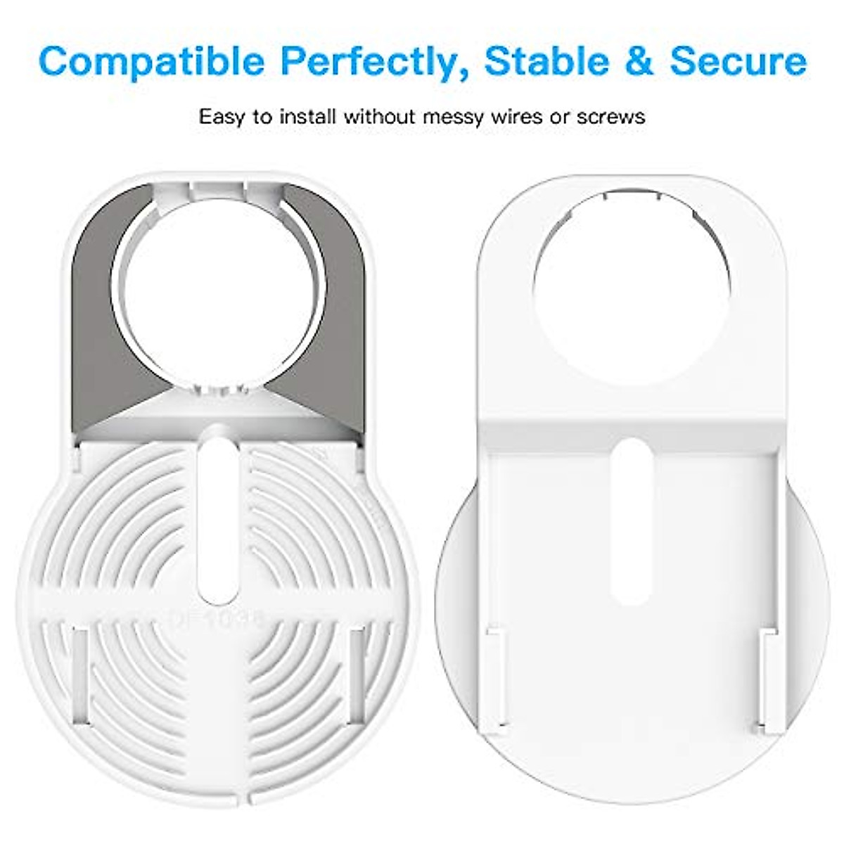 VOMENC 【3Pack Outlet Holder Only for Google Nest WiFi Point, No Tools Required and No Cord Clutter Easy Moved Holder Bracket Compatible with Google Nest WiFi Point (3PACK)