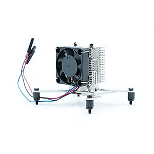 KKSB High-Performance Cooler for Raspberry Pi 4 | 30mm PWM Fan Included | Aluminium Fins