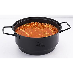 ZenUrban 870022 Sauce and Bean Pot, Black