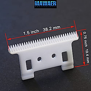MAWAER 2PCS Ceramic Blade for BabylissPro FX787 FX707 Trimmer (FX787G/FX787B2/FX787RG/ FX787S) and FX726
