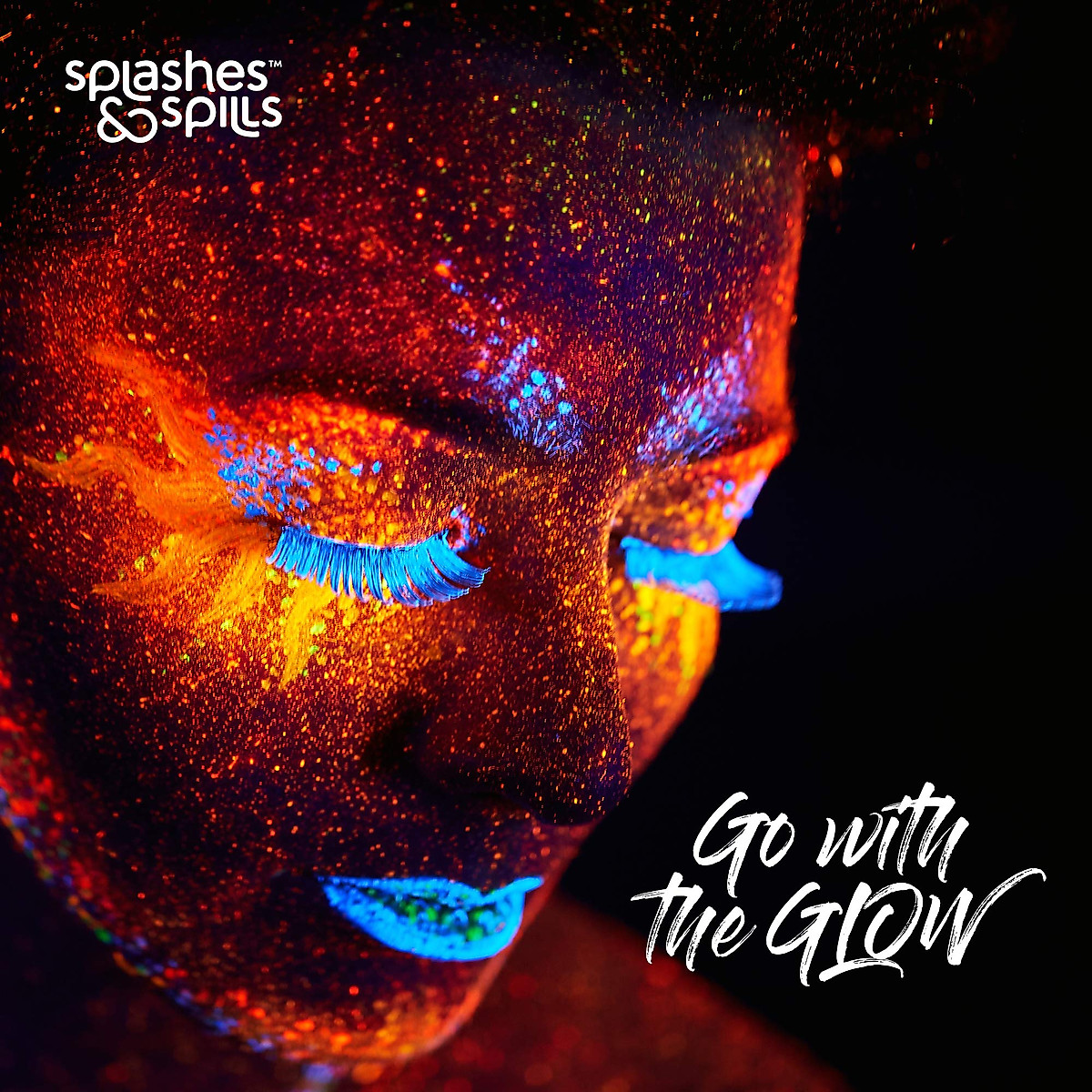 UV Body Paint 10ml - 6 Pack - Glow Paint, Glow in the Dark Body Paint for Adults, Uv Paint, Neon Glow in the Dark Face Paint, Black Light Paint, Neon Face Paint, Neon Body Paint by Splashes & Spills