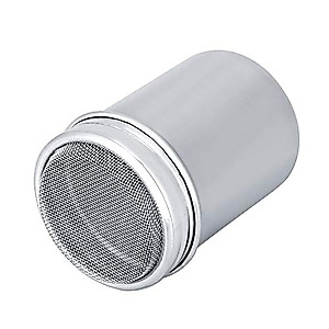 Sugar Pepper Shaker Pepper Shaker, Powder Shaker, Cocoa Powder Shaker Spice Shaker, for Home for Kitchen (304 small concave mesh)