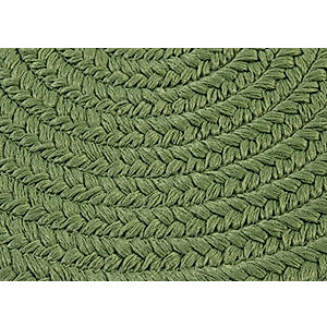 Colonial Mills Reversible Flat-Braid Runner Rug 2'4" x 6 Moss Green