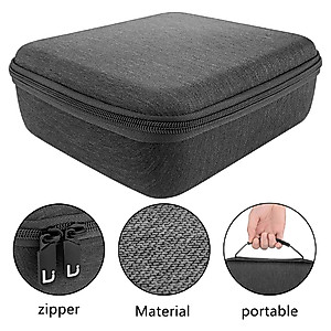 Linkidea Hard Battery Storage Container, Organizer Box with Tester BT-168, Safe Carrying Battery Case Holder - Holds 63 Various Sizes AA AAA 9V C D Batteries with Battery Tester