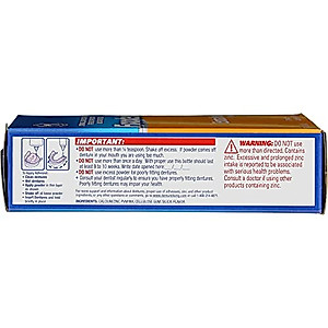 Fixodent Denture Adhesive Powder Extra Hold - 1.6 oz, Pack of 5