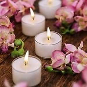 Simcha Tealight Candles No Messy Cleanup Easy Disposal Protects Surfaces Sophisticated Design Burns 8 Hours White Unscented Versatile Usage