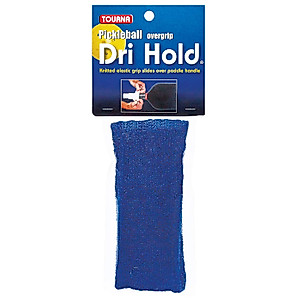 Tourna Pickleball Dri Hold Slide on Overgrip - 2 per Pack, Blue