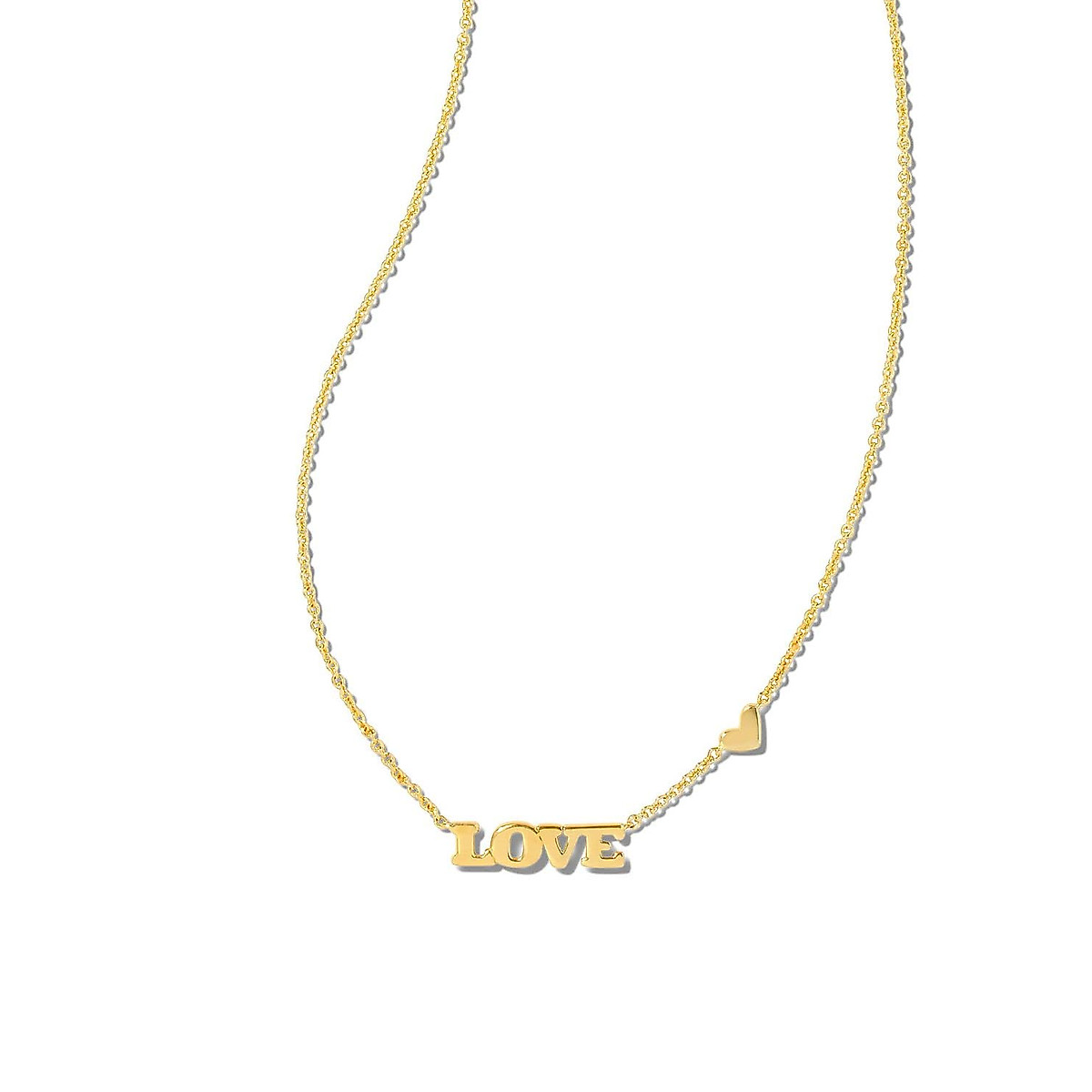 Kendra Scott Love Pendant Necklace, Fashion Jewelry for Women, 14k Gold-Plated