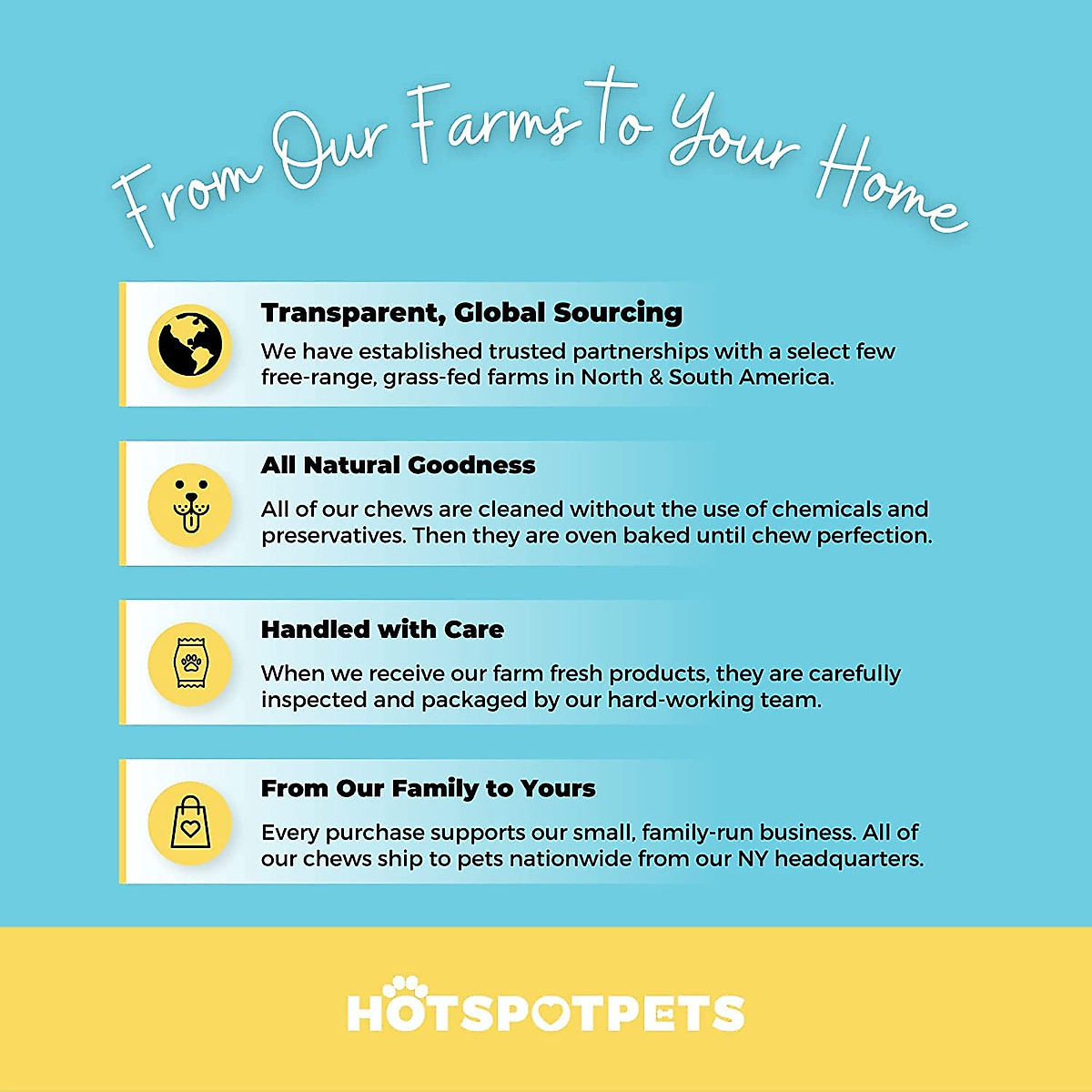 hotspot pets Jumbo Bully Sticks for Aggressive Chewers (12 Inch, 6 Pack), Extra-Thick Dog Chews, Low Odor & Fully Digestible 100% Beef Chews, Best Natural Dental Treat