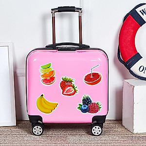 Fruit Stickers, 100 Pcs Cute Fruits Stickers for Kids, Colorful VSCO Waterproof Sticker for Water Bottle Scooter Luggage Laptop Skateboard, Fruits Sticker Bulk Holiday Gifts for Kids Teens Adults