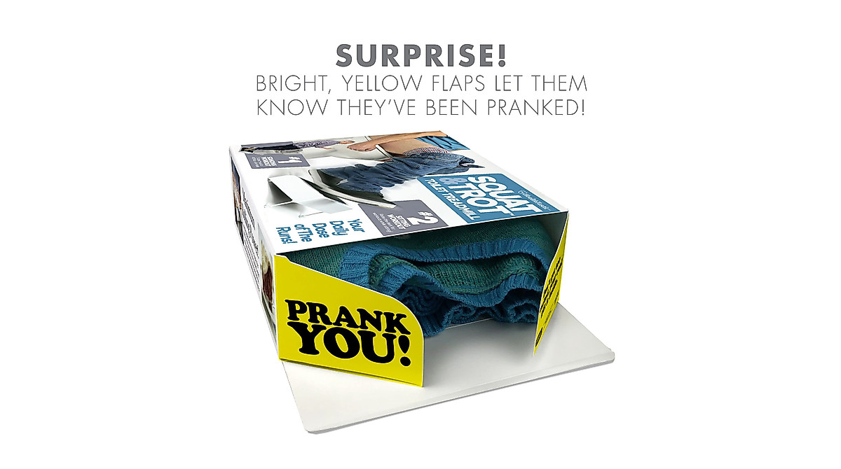 Prank Pack Gag Gift Box - Fun Holiday & Birthday Prank Gift Idea