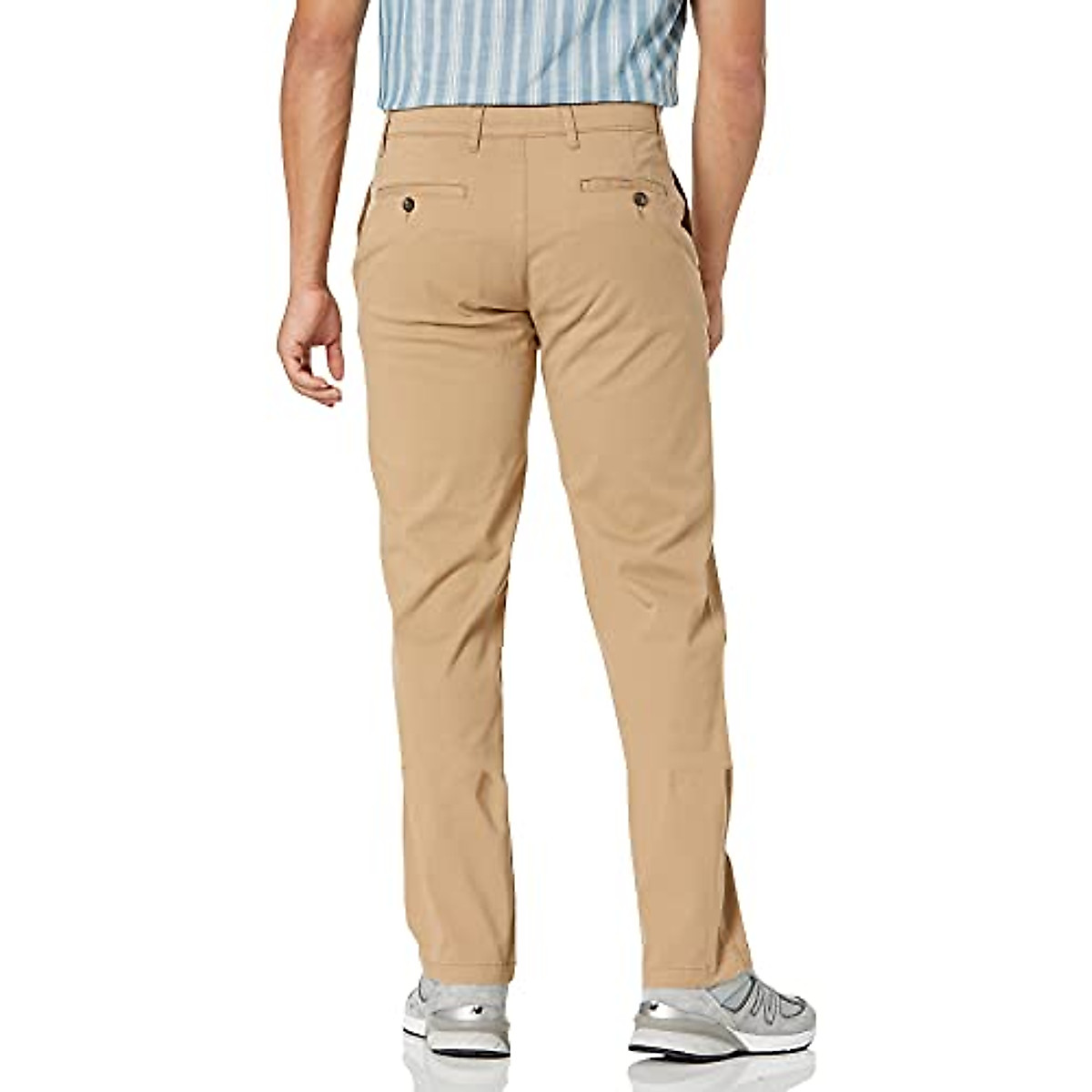 Amazon Essentials Mens Straight-Fit Casual Stretch Chino Pants, Mushroom Brown, 31W x 29L
