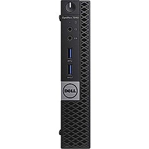 DELL OPTIPLEX 7040 6th Gen Micro Business Desktop Computer, Intel Quad Core i7 6700T up to 3.6GHz, 8G DDR4, 512G SSD, WiFi,HDMI, DP, Win 10 64-Bit Supports EN/ES/FR(CI5)(Renewed)