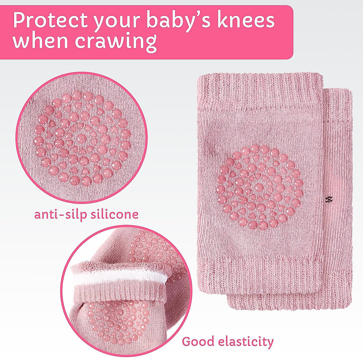 Geyoga 2 Pack Baby Safety Helmet for Crawling Walking with 2 Pairs Knee Pads Baby Head Protector Adjustable Baby Head Cushion Bumper Bonnet for Learning to Walk(Owl Style)