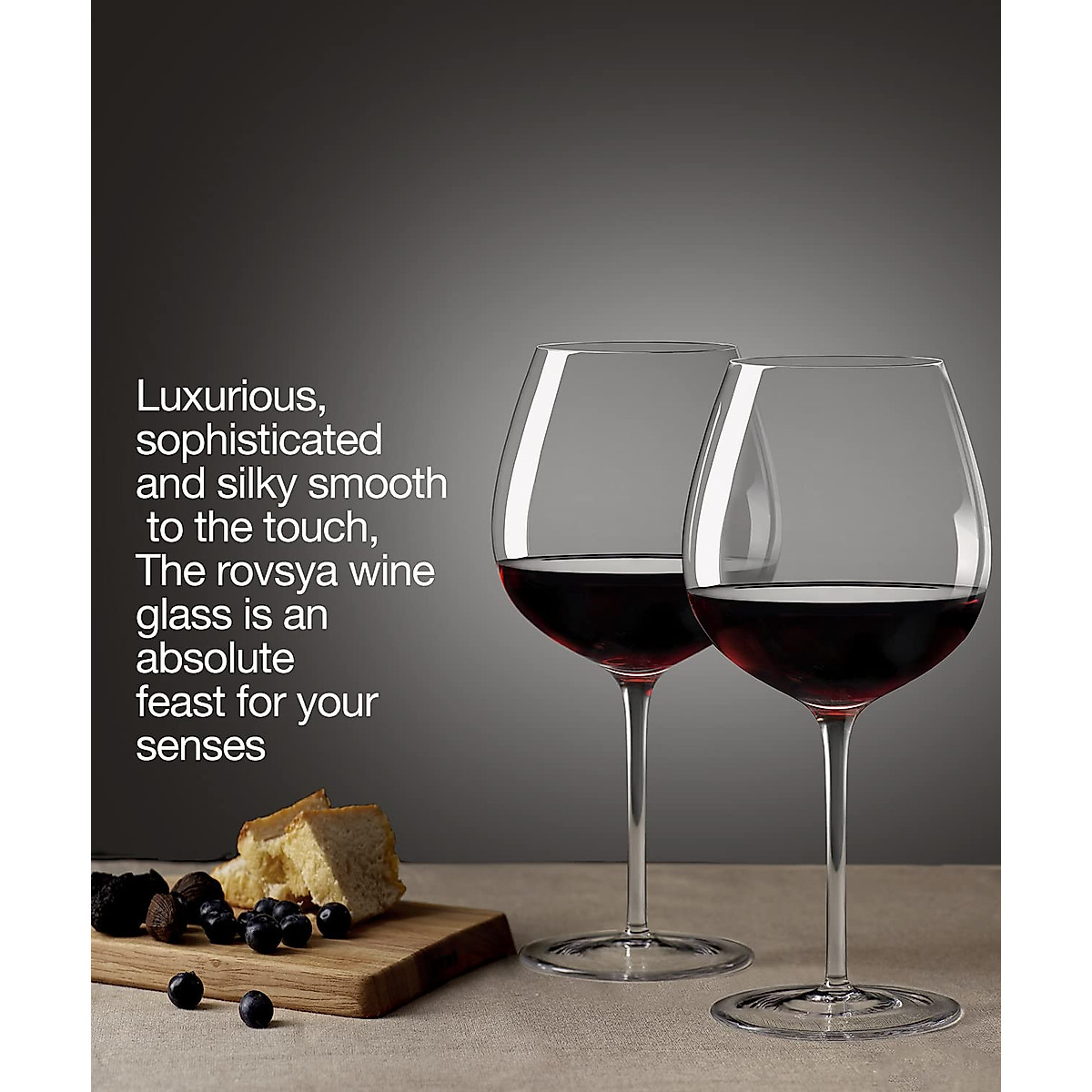 ROVSYA Large Wine glasses set of 1