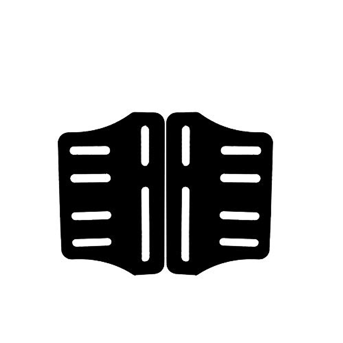 Lussuoso Furniture Modi-Plate Bed Frame Adapter / Connector, Heavy Duty Bed Frame Modification to Connect Headboard Footboard, Steel Bracket 2 PC set