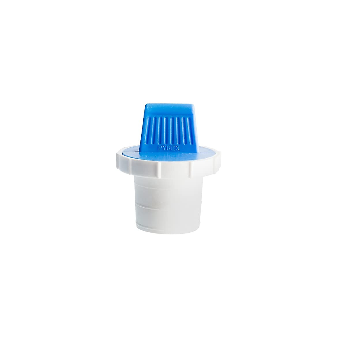 PYREX Pear-Shaped Squibb Separatory Funnel - Borosilicate Glass Funnel with PTFE Product Standard Stopcock & Polyethylene Standard Taper Stopper – Premium Reusable Funnel - PYREX Lab Glassware, 1/Pk