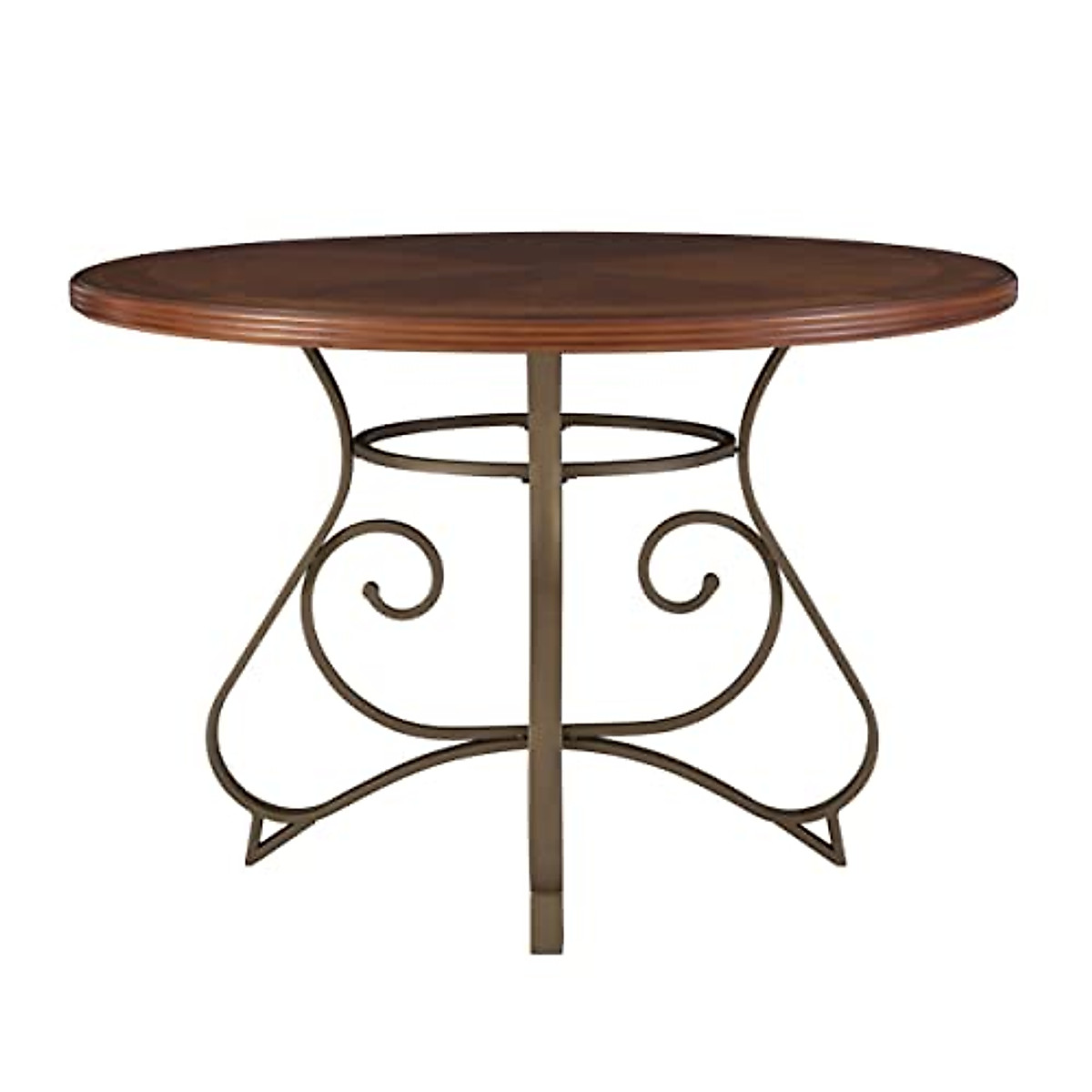 Powell Hamilton Dining Table, Cherry, 45 in x 29.5 in x 45 in