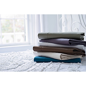 Magnolia Organics Dream Collection Duvet Set - Full/Queen, Elderberry Grey