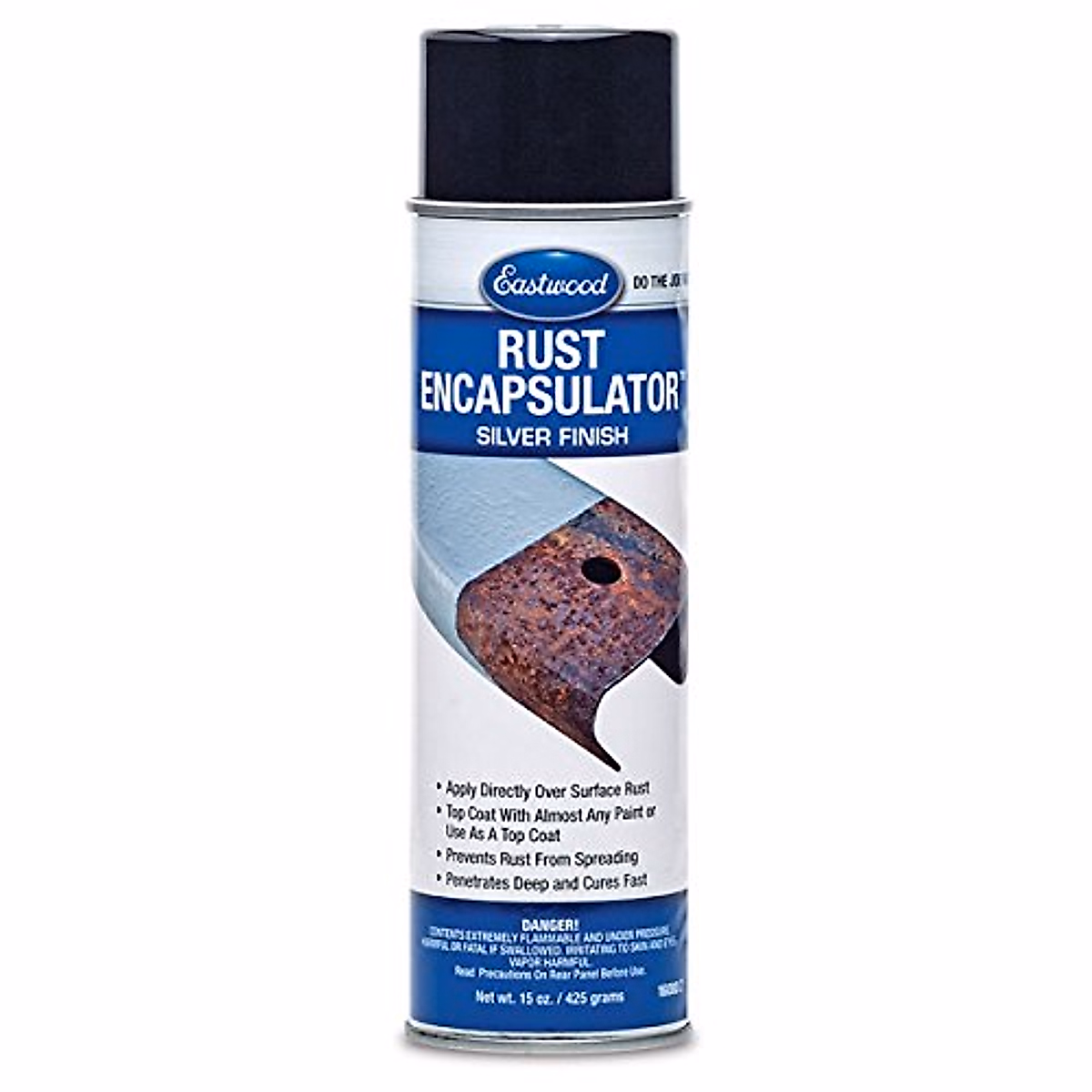 Eastwood Silver Rust Encapsulator 15 oz Aerosol Prevents Rust Corrosion Epoxy Fortified Low VOC Formula