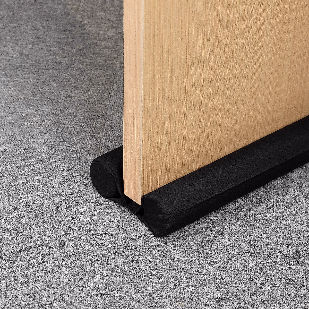 Door Draft Stopper, Under Door Draft Blocker Adjustable Door Sweeps Size 32 " to 36", Reduce Noise Breeze Cold Air Draft Guard, Cover Door Gap UP to 1.5", Machine-Washable & Energy Saving