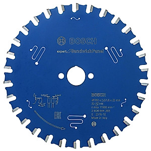 Bosch Accessories 0 W 0 V 2608644365 EX SH H 160x20 mm Circular Saw Blade with 30 Teeth, Blue