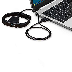 KingAcc Compatible for Fitbit Alta HR Charger, 1-Pack 3.3ft/1m Replacement USB Charging Cable Cradle Dock Adapter for Fitbit Alta HR Fitness Wristband Smart Fitness Watch(Not for Alta)