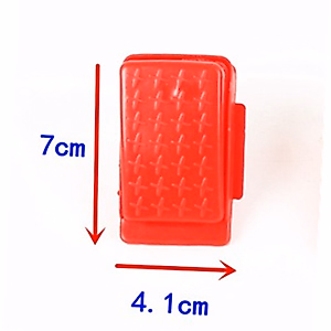 Accelerator Foot Pedal Electric Switch Accessories for Kids Reset Control Switch Children Electric Ride On Toy Car Replacement Parts Red 6-pin Socket