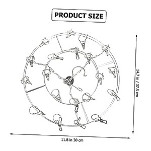 CAXUSD Clothespin Portable Clothes Rack Shirt Hangers Outdoor Clothes Drying Rack Folding Sock Hanger Underwear Hanger Clothes Drying Clip Household Folder Hangers for Pants