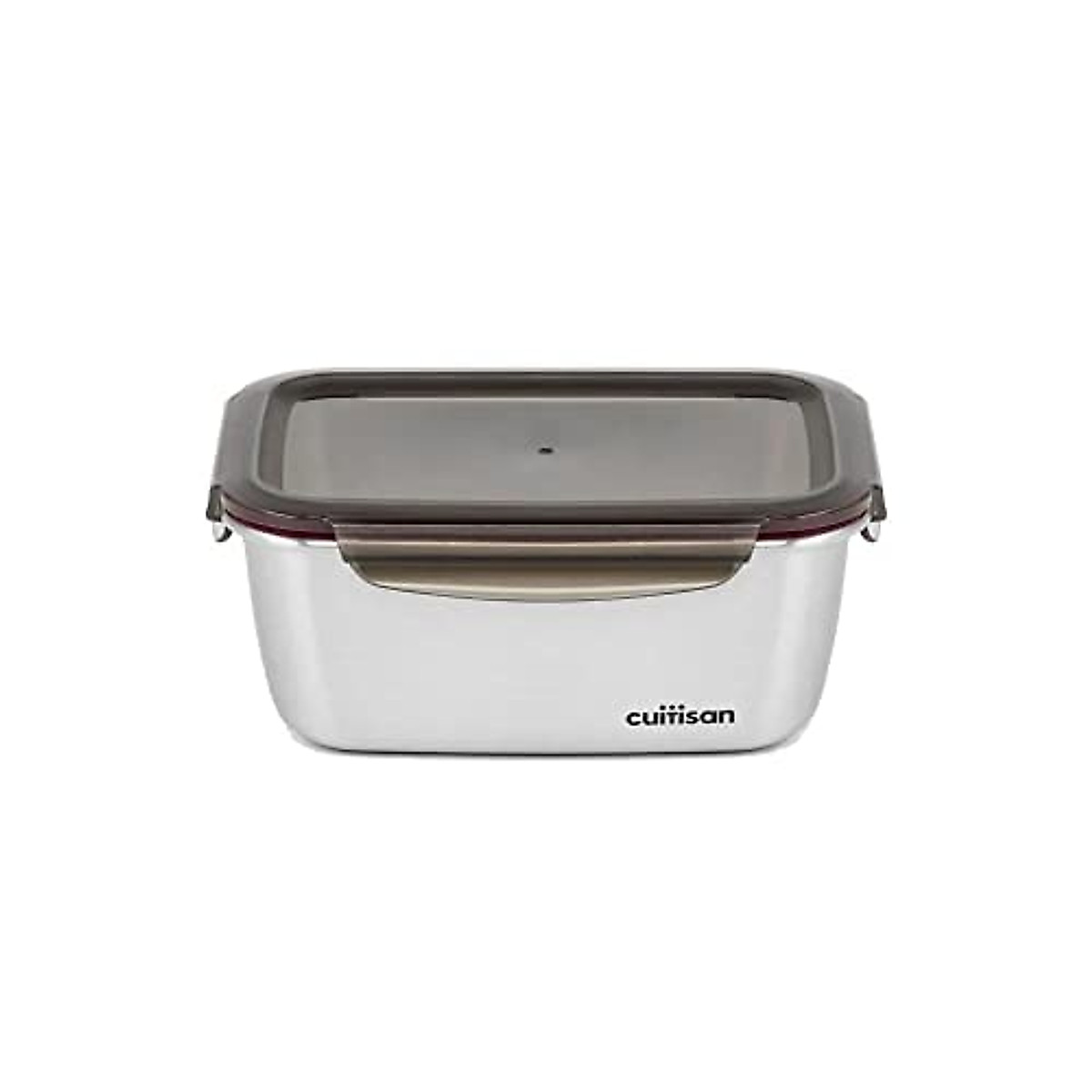 CUITISAN FLORA RECTANGLE AIRTIGHT CONTAINER NO.8 60.8oz, STAINLESS STEEL FOOD CONTAINER, WATERPROOF, MICROWAVE and DISHWASHER AVAILABLE
