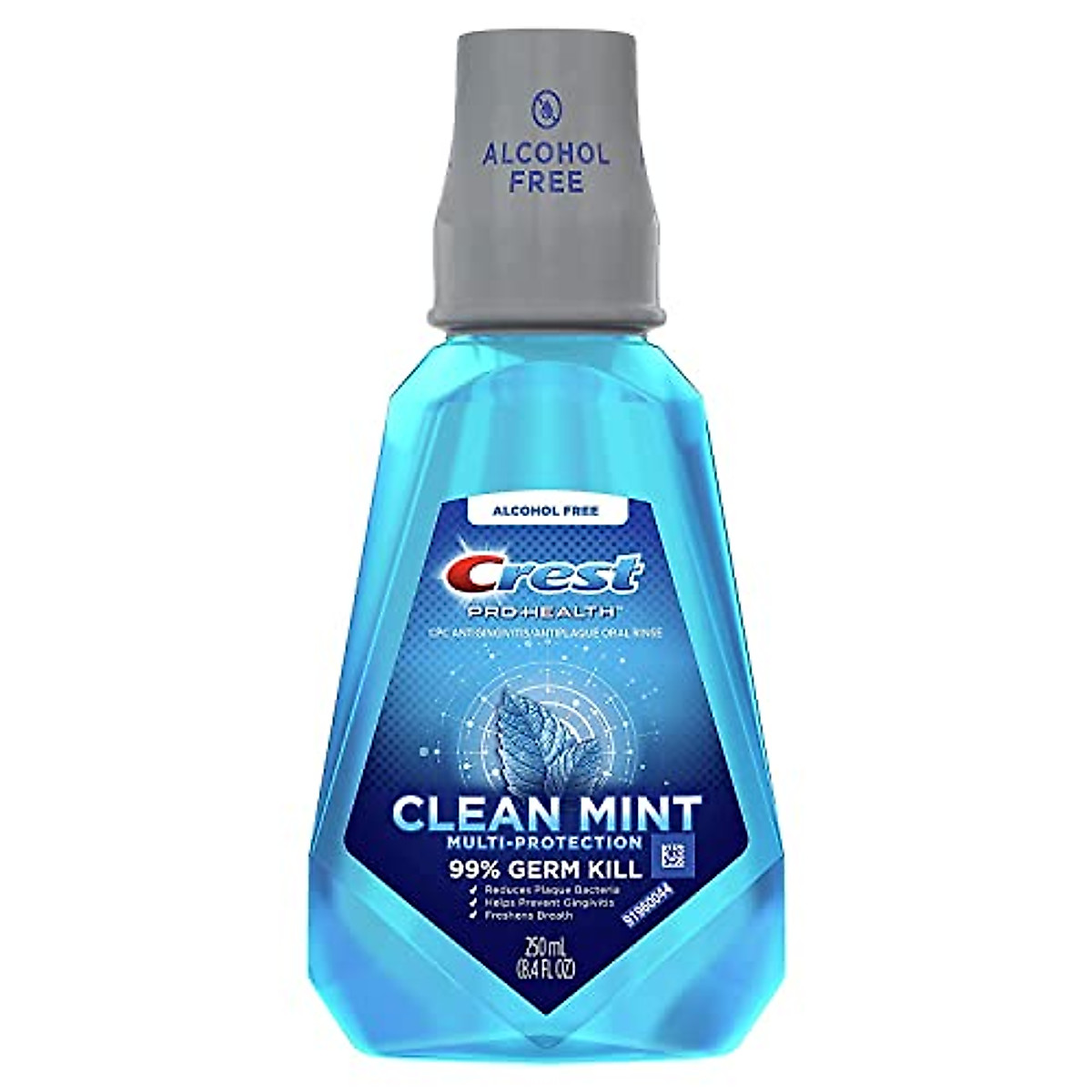 Crest Pro-Health Mouthwash Oral Rinse, Refreshing Clean Mint, 250 Milliliter (Pack of 3)