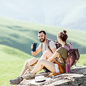 Rambler 20 oz. Stainless Steel Vacuum Insulated Tumbler w/MagSlider Lid, Travel Drinking Mug Cup for Hot Cold Tea Coffee Ice beer in Car Office Desk Home (ROSE PINK)