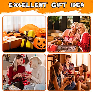 STRN Scented Candles Festive Fall & Halloween Décor, Long-Lasting Scented Candles, Natural Pumpkin Fragrance Soy Wax Candles, Ceramics 1 Pack