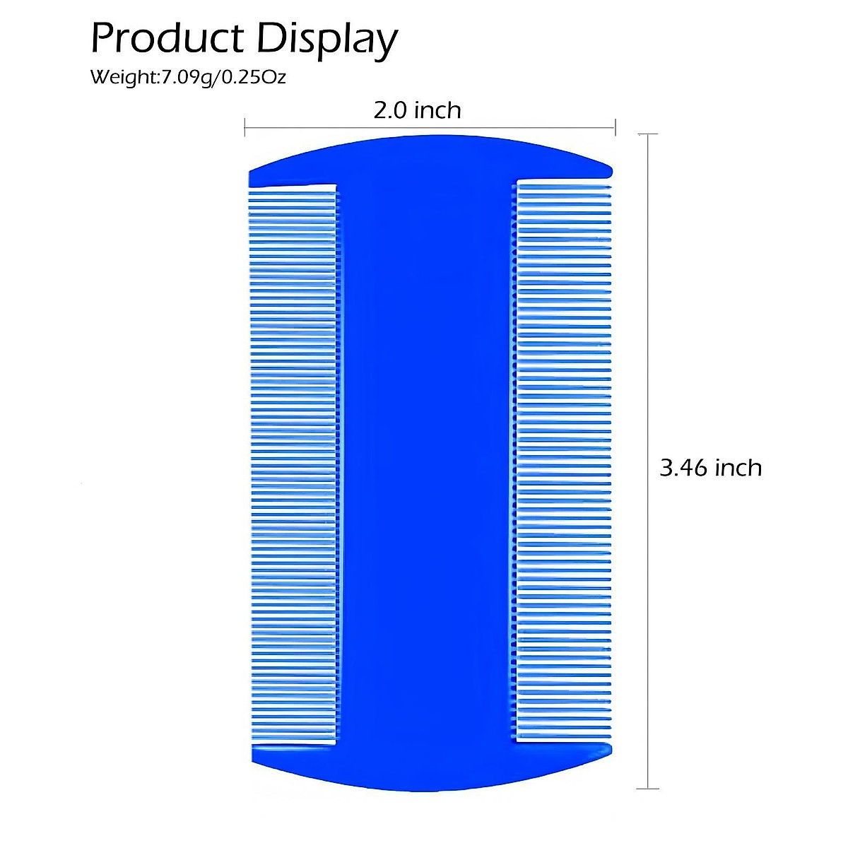 Yumflan Flea Comb, 5 Pack Double Sided Fine Tooth Comb, Pet Grooming Combs Dandruff Removal Combs for Cats Dogs Puppy