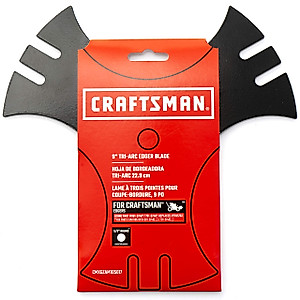 Craftsman SBD 9-Inch Tri-Arc Edger Blade, Black