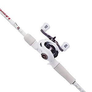 Abu Garcia Veritas Low Profile Baitcast Reel and Fishing Rod Combo