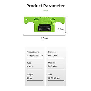 Two Pieces per Pack TAWAA Mid-Span Access Tool MSAT5 Sleek Ergonomic Design Lock Design Alloy Forging Sharp Blade